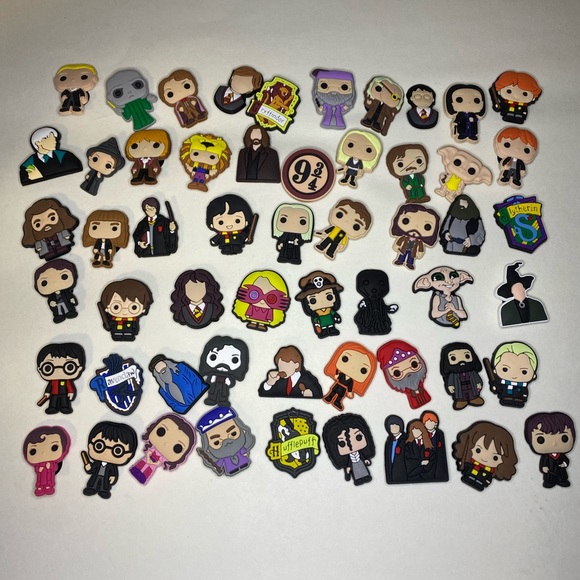 CROCS | Accessories | 55 New Shoe Charms Croc Jibbitz Harry Potter ...